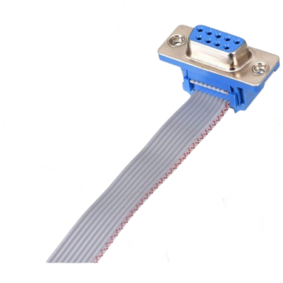 DB 9Pin D Sub Female To FRC 10Pin Female Flat Ribbon Cable 2.54mm 10CM ...