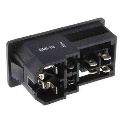 Elcom EMI-12 Rocker Switch 3pin Computer Socket With Fuse Holder - SRK ...