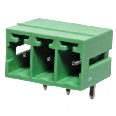 3Pin 3.81mm Pitch Pluggable Male Terminal Block Connector Right Angle ...