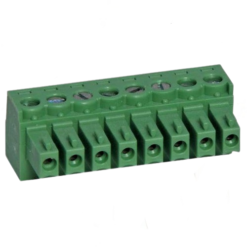 8Pin 3.5mm Pitch Pluggable Female Terminal Block Connector Right Angle ...